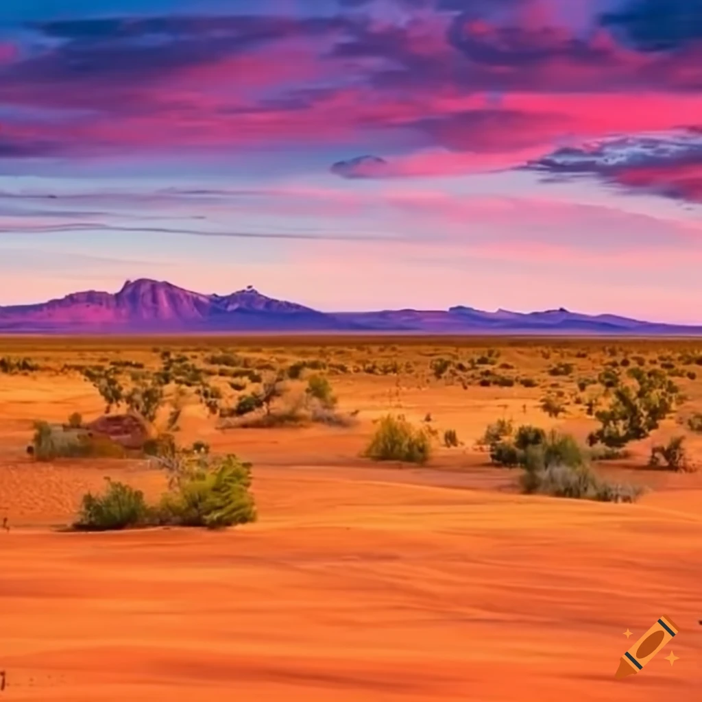 New mexico desert scene