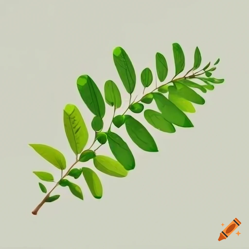 Tree branch flat without leafs on white background on Craiyon