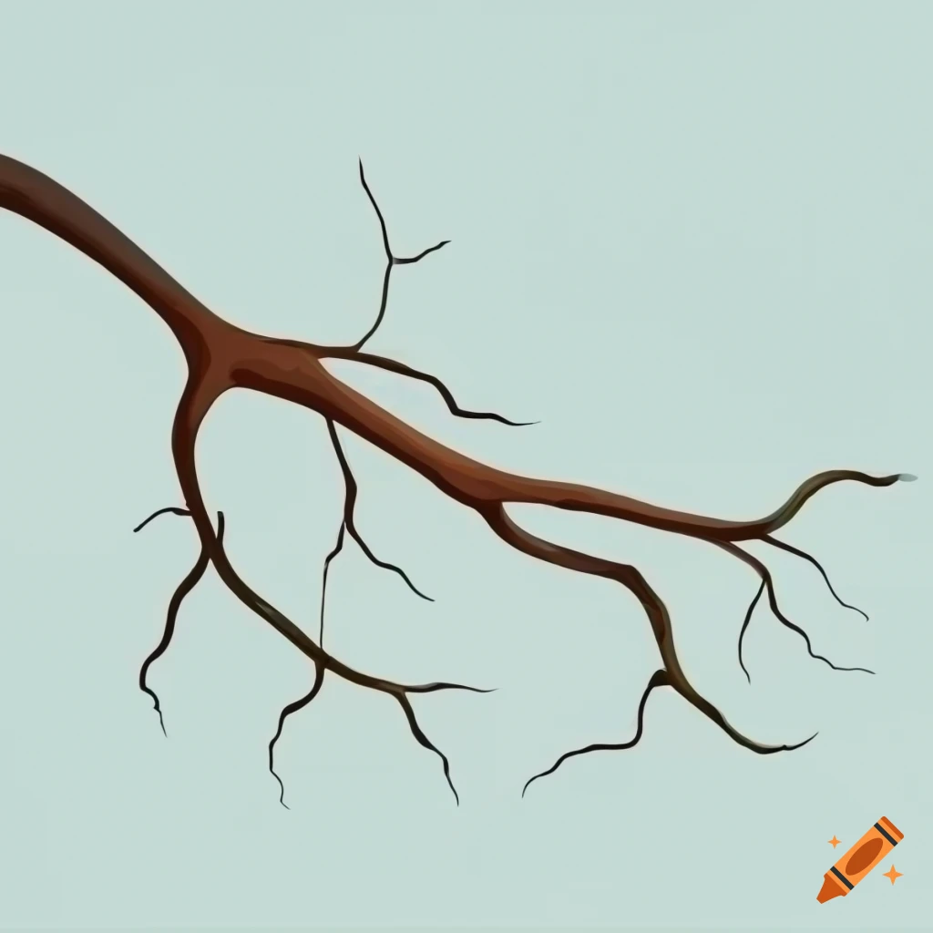 Dead Tree Branch Drawing