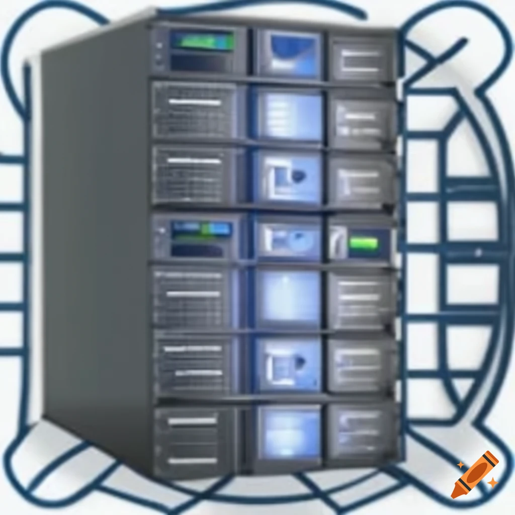 Web hosting servers on Craiyon