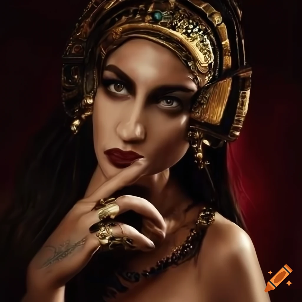 Egyptian: pakhet, warrior, goddess, female: modern, realistic style on ...