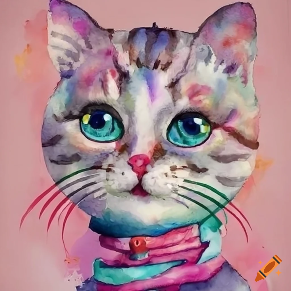 Cute cat dressed as barbie