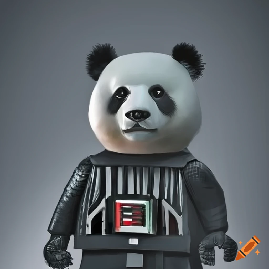 Darth vader panda