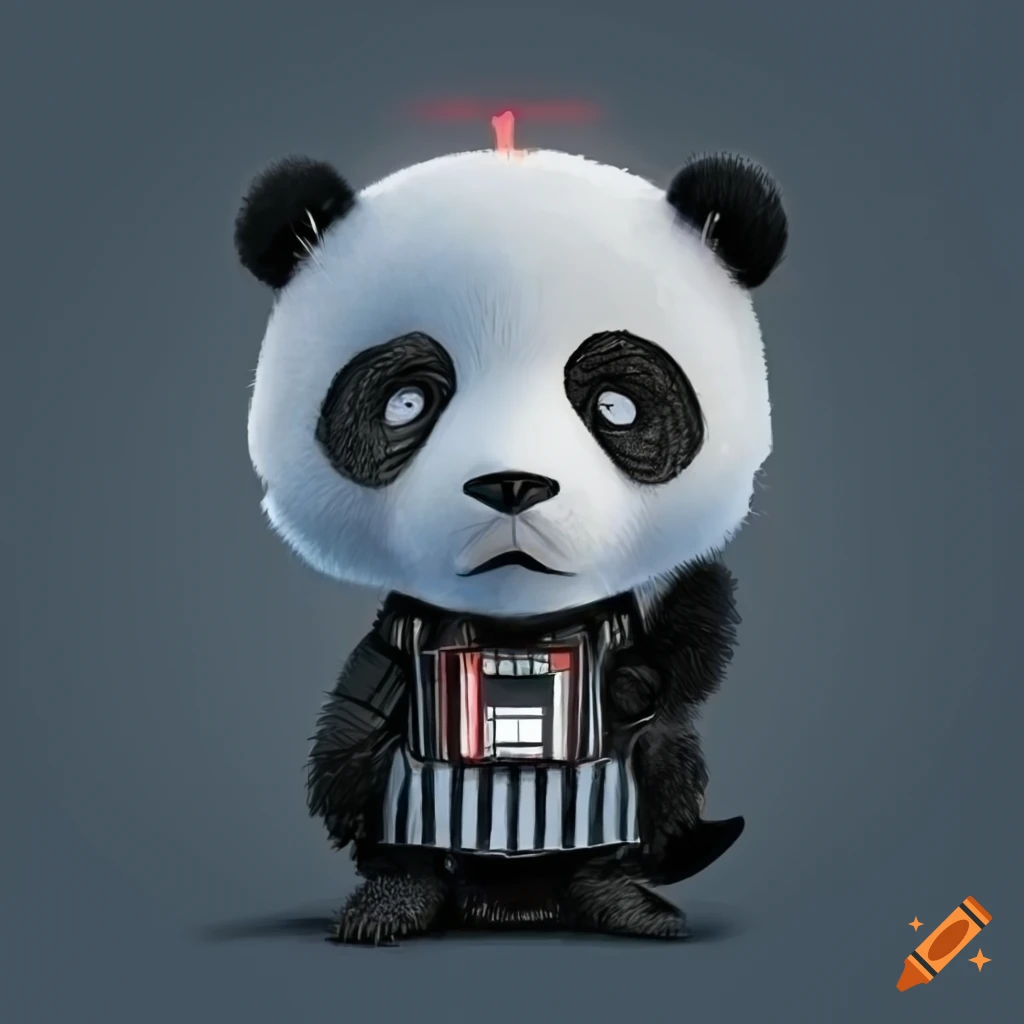 Darth vader panda