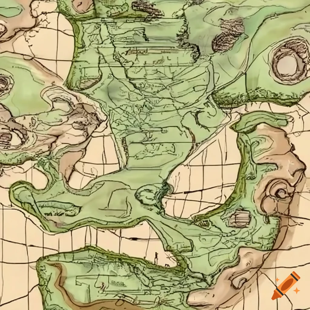 Map of a giant forest that is west of las vegas in the future