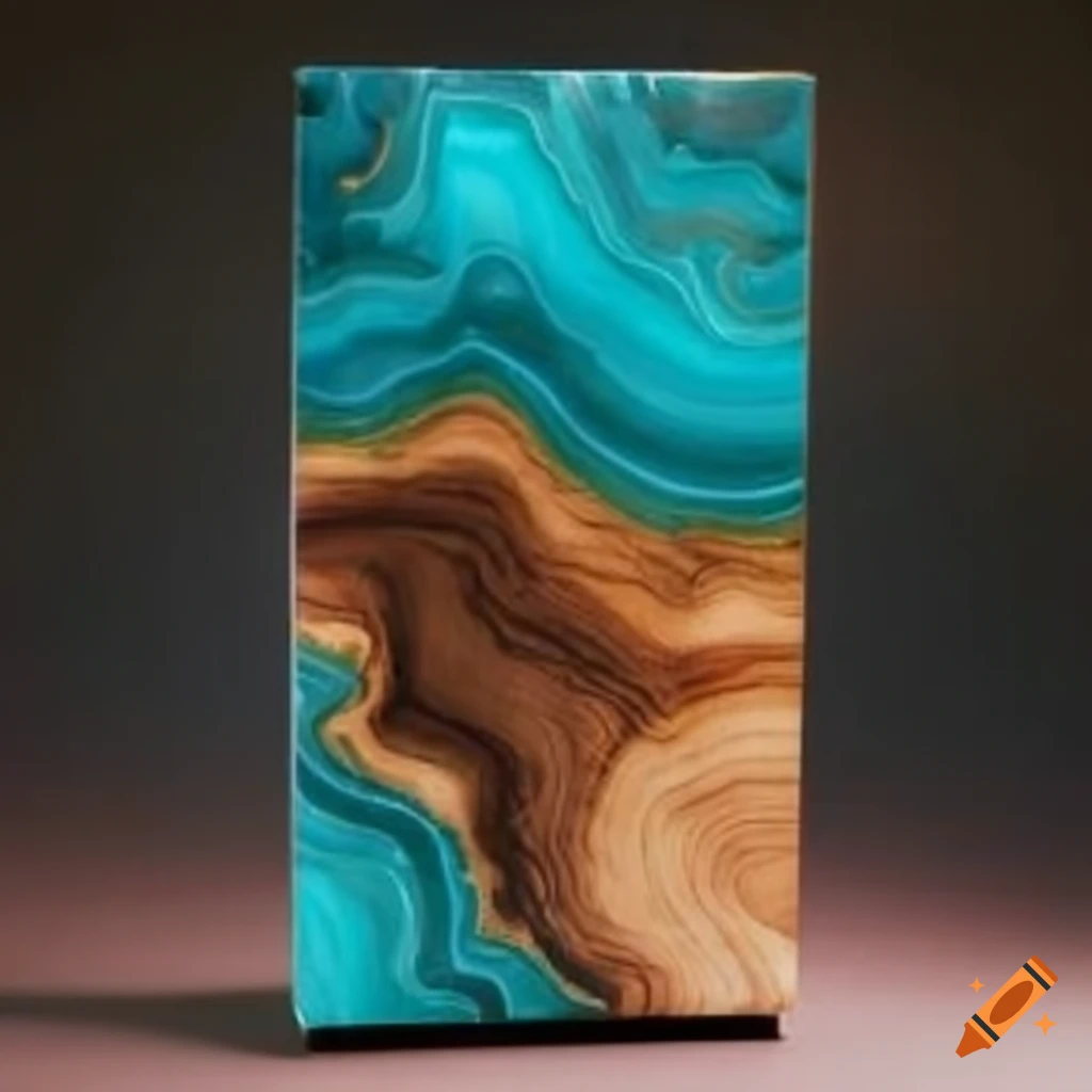 Index book, database, woodworking, wood and epoxy resin