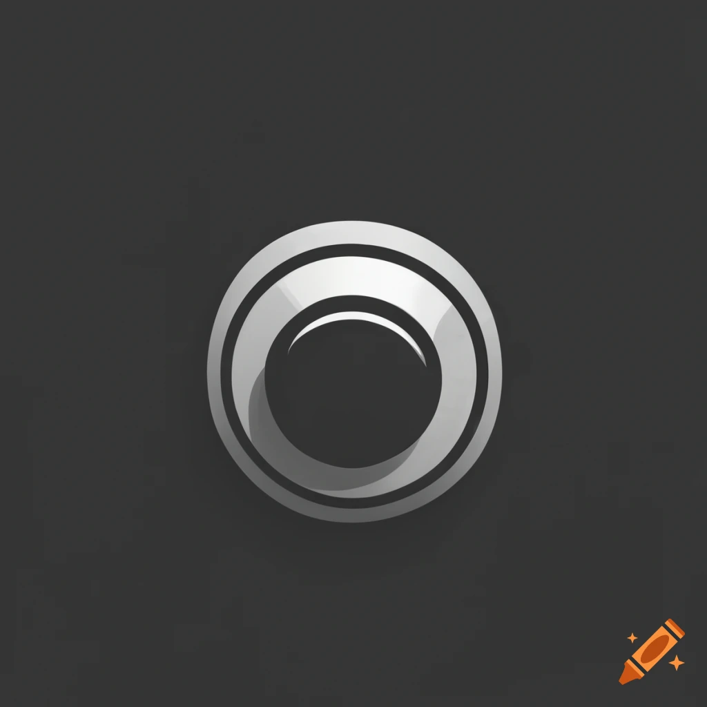 White Power Button Wallpaper