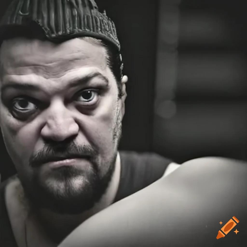 Bam margera in ufc octagon on Craiyon