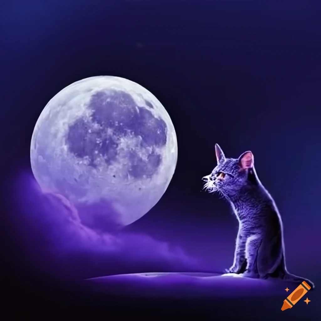 Cat in the moon