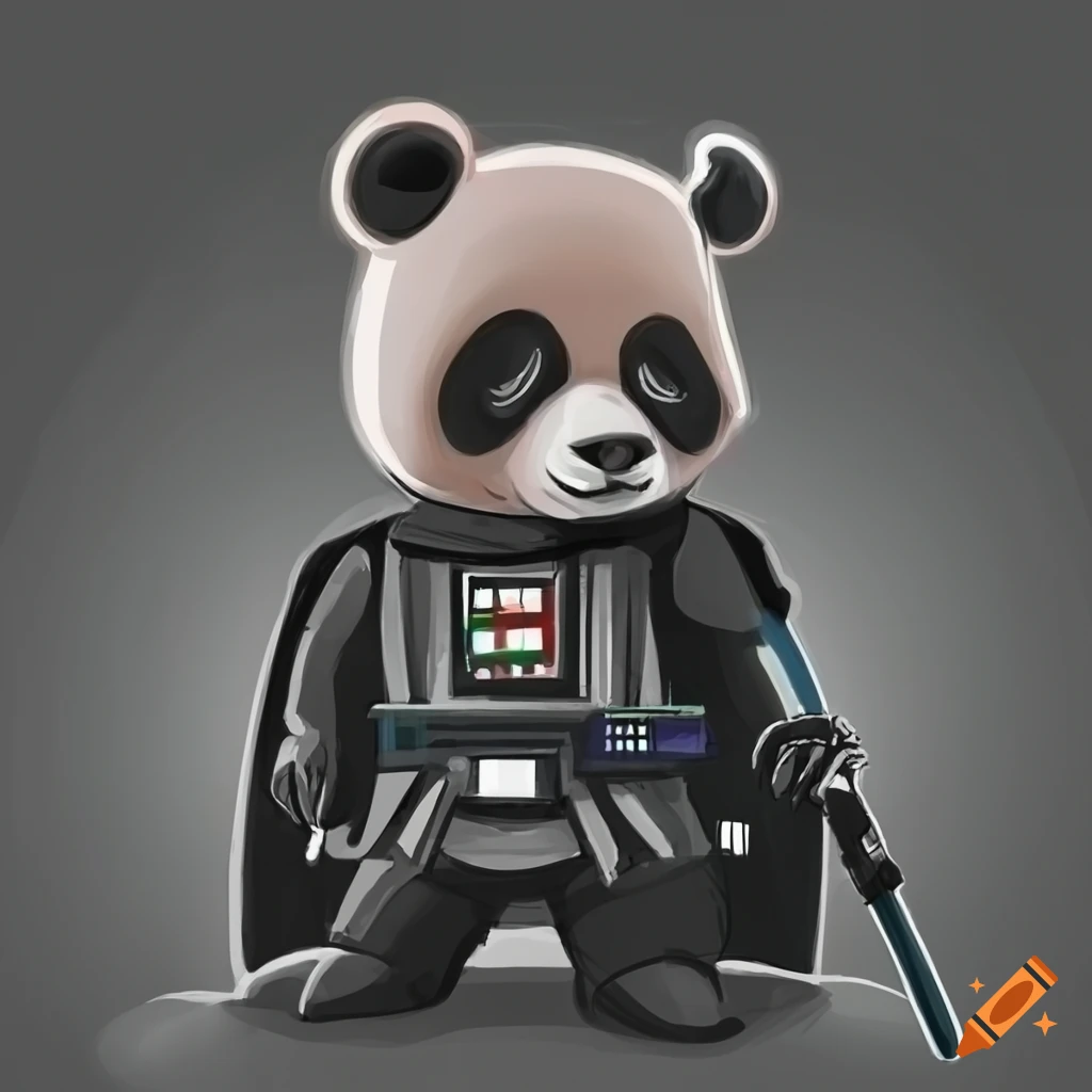 Darth vader panda