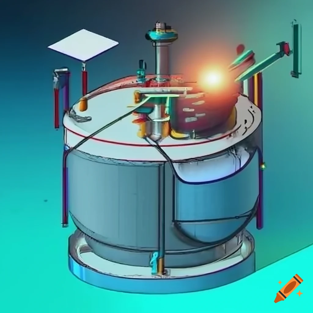 Create a detailed technical drawing of the UASB reactor used in ...