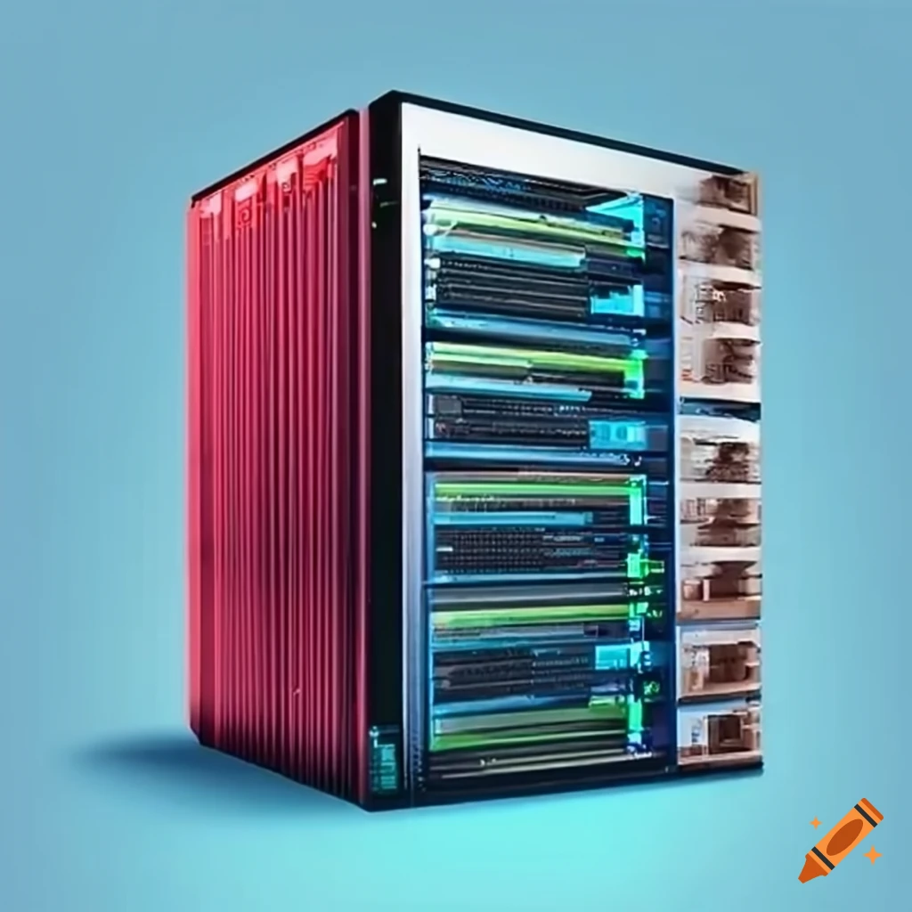 Basic server infrastructure on Craiyon