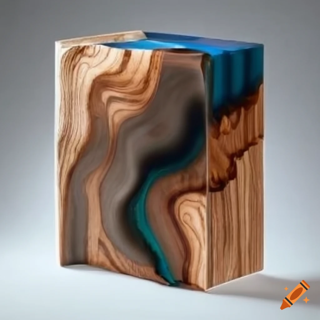 Index book, database, woodworking, wood and epoxy resin