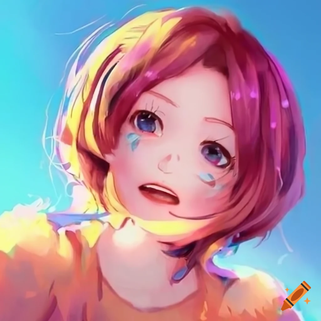 Illustrate emotions of joy on Craiyon