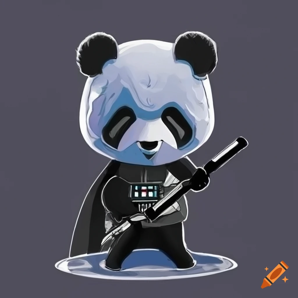 Darth vader panda