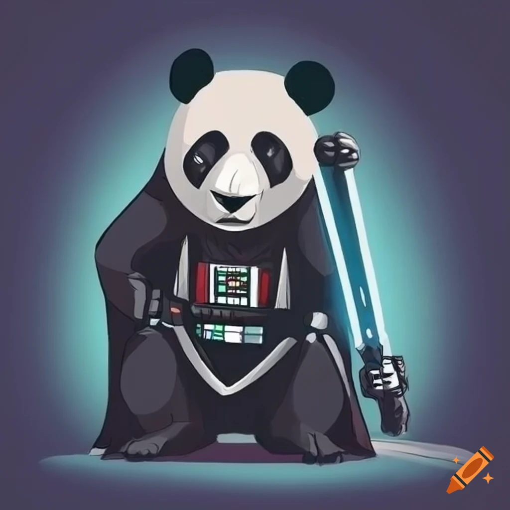 Darth vader panda