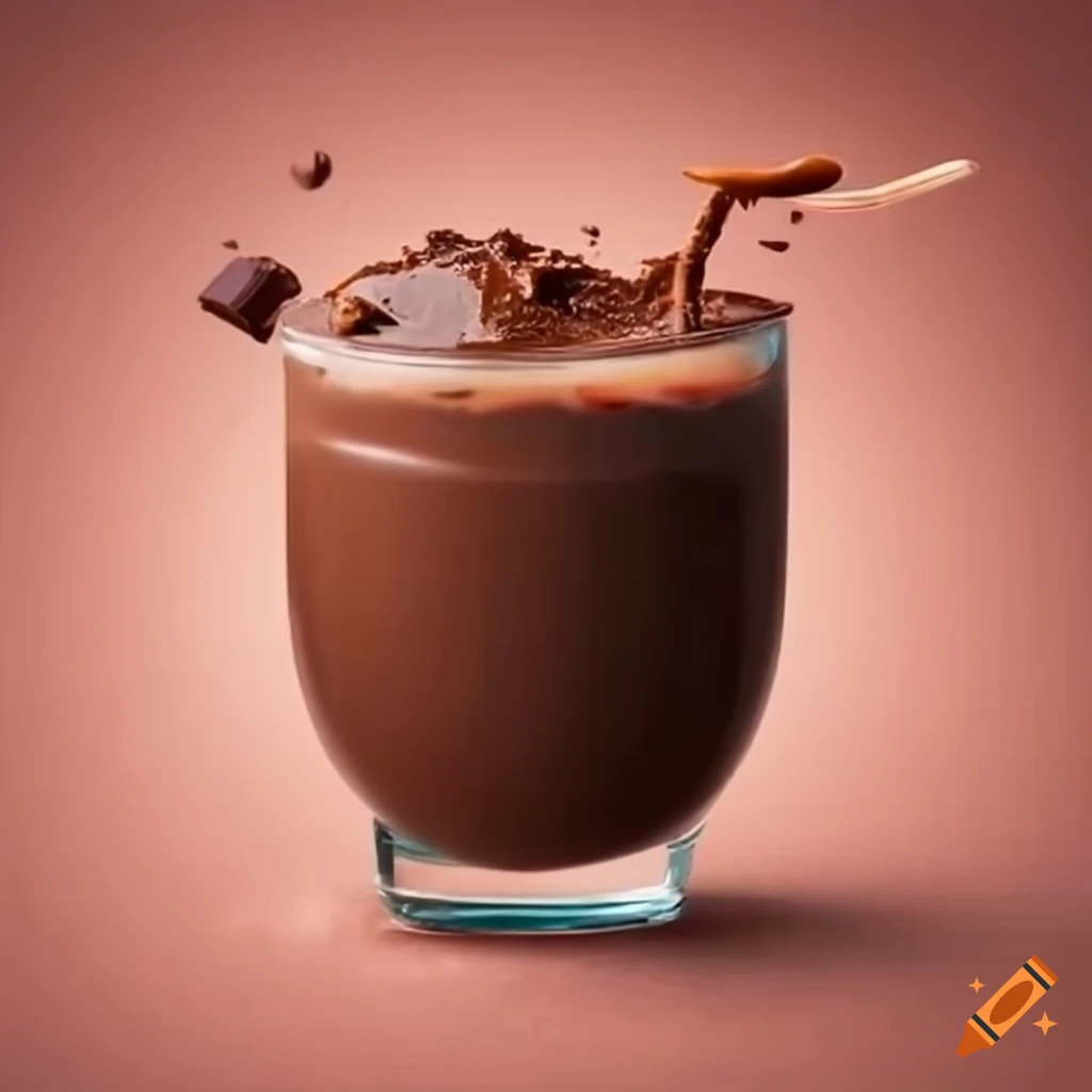 Advertisement for a refreshing chocolate health drink