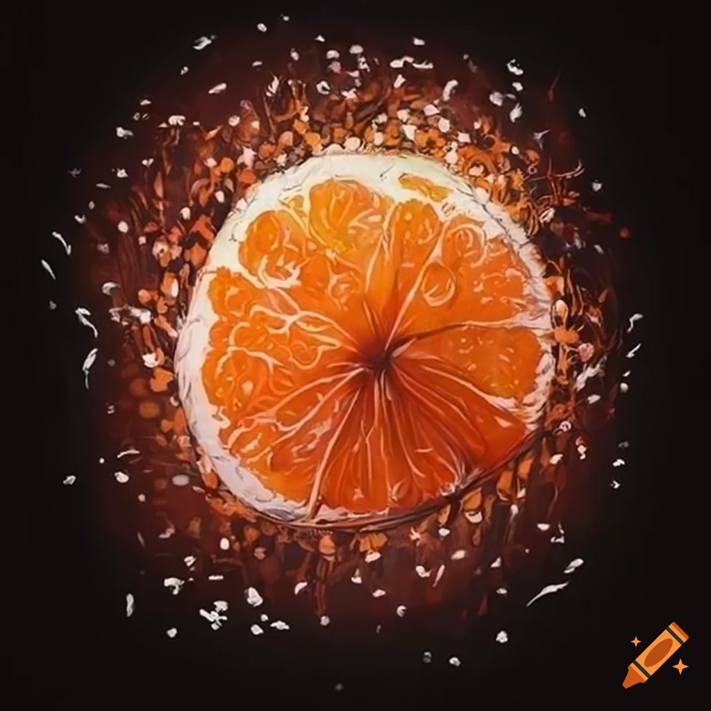 White spark + orange + coriander