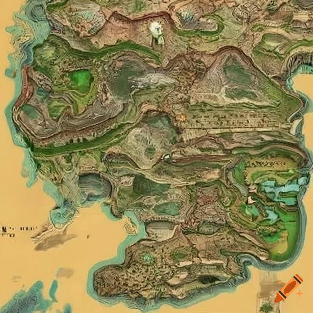 Map of a giant forest that is west of las vegas in the future