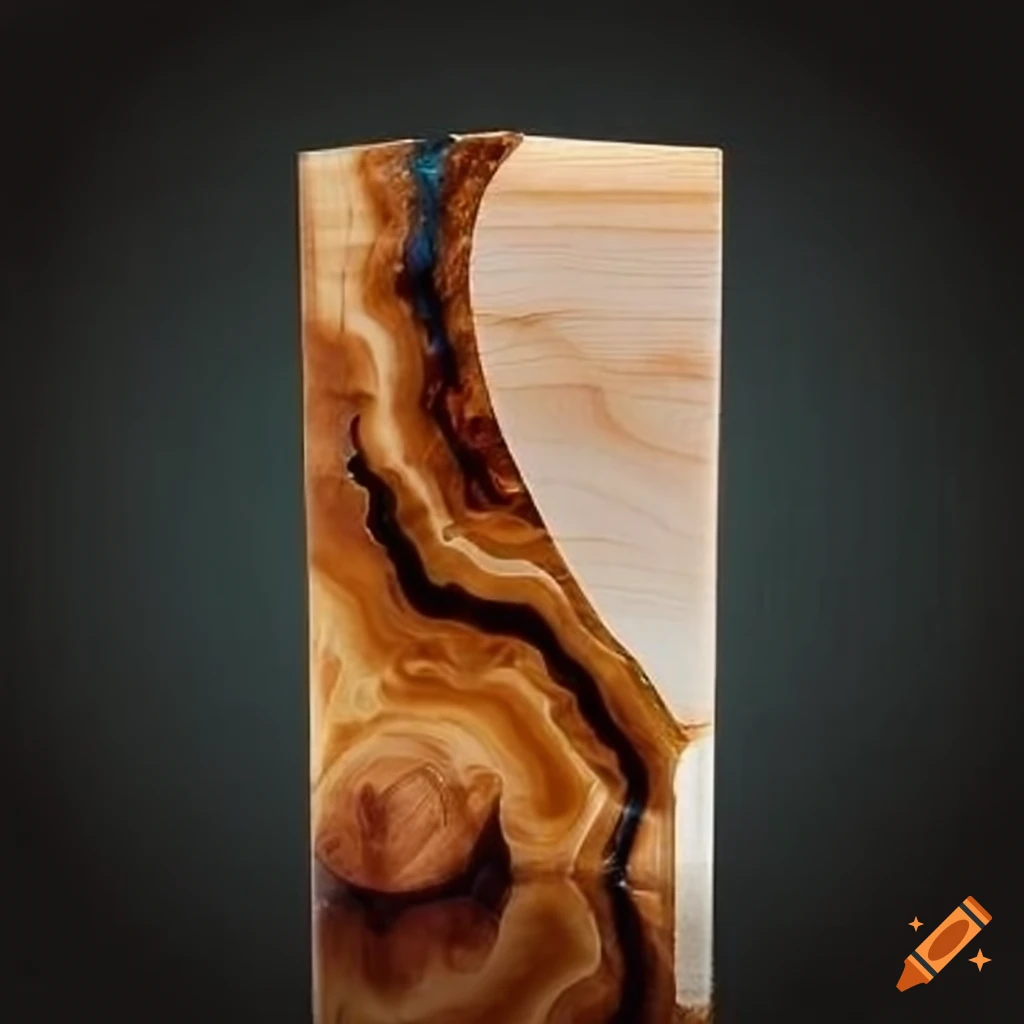 Index book, database, woodworking, wood and epoxy resin