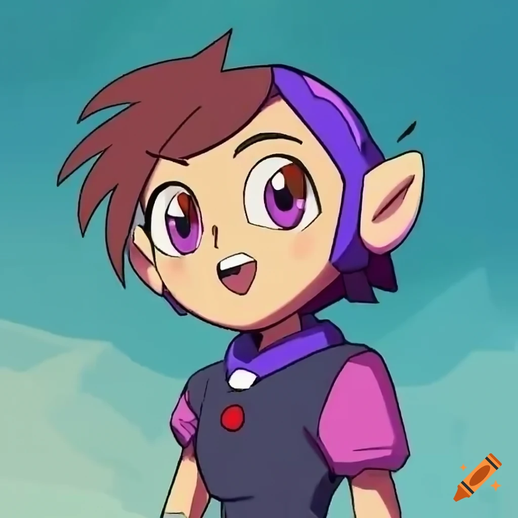 Tron bonne megaman legends owl house screenshot on Craiyon