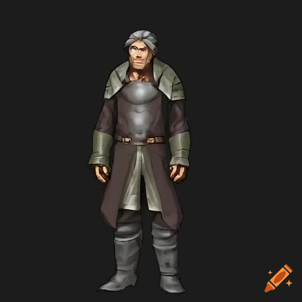 Rpg character sprite art front side mob bizarre hd grit