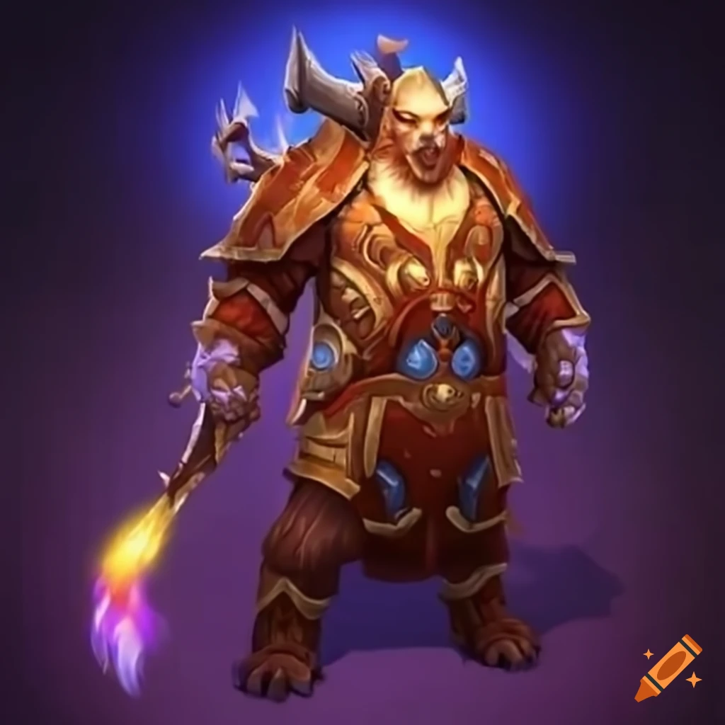 Russian wow players on Craiyon