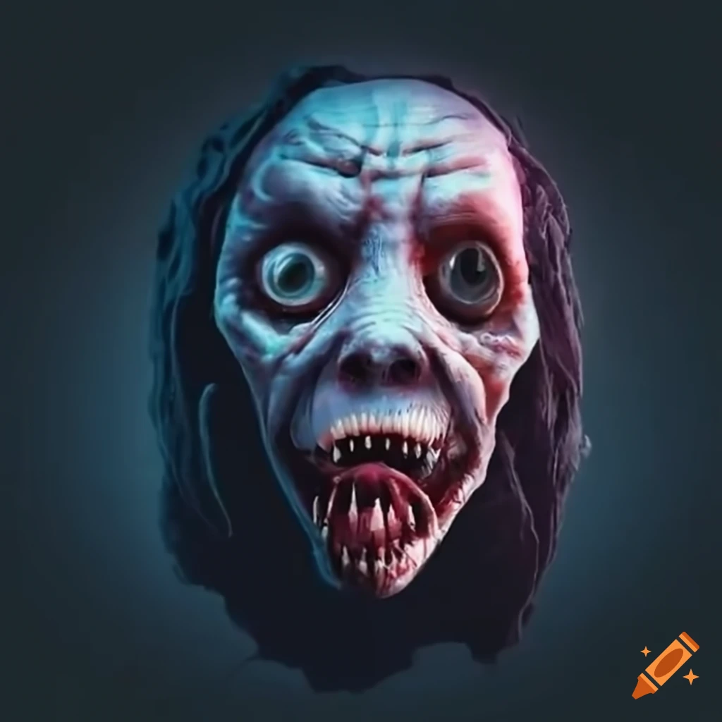 A scary story youtube channel logo on Craiyon