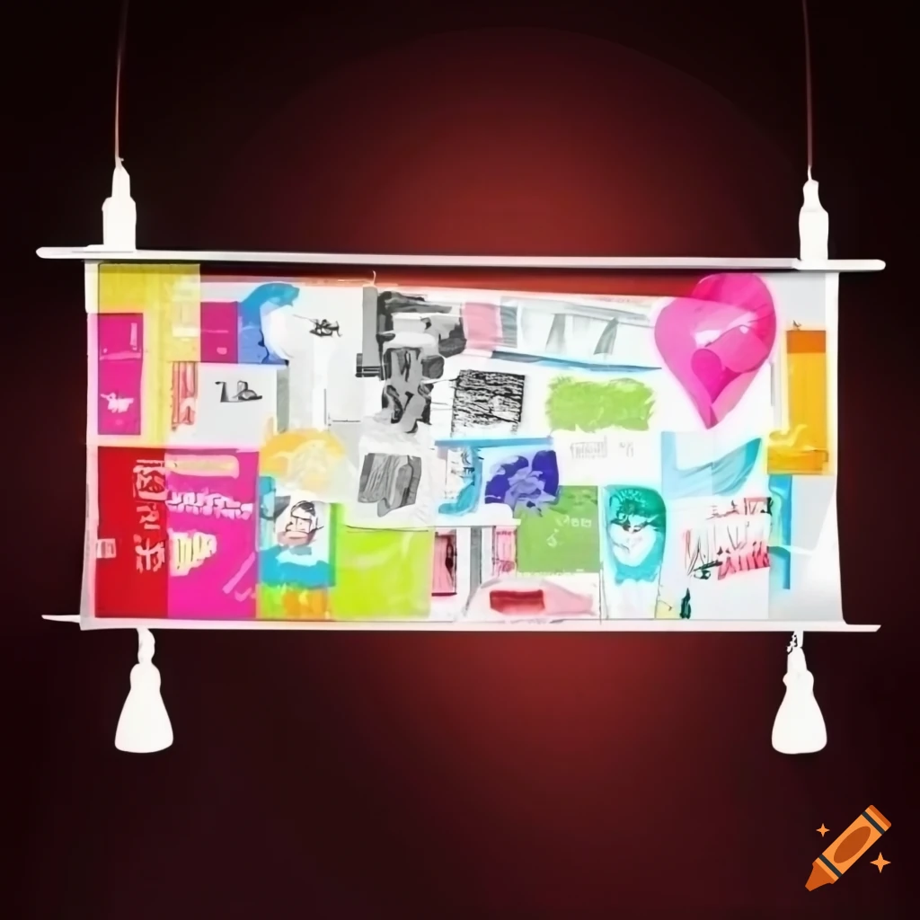 Attractive banner with keywords exhibitions in wordart