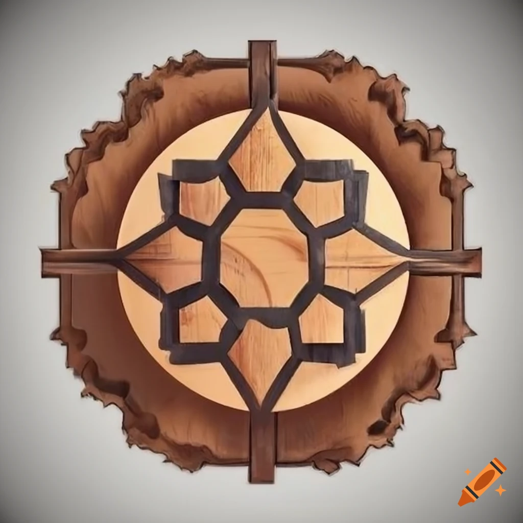 Symbol for wood resources in a medieval style on Craiyon
