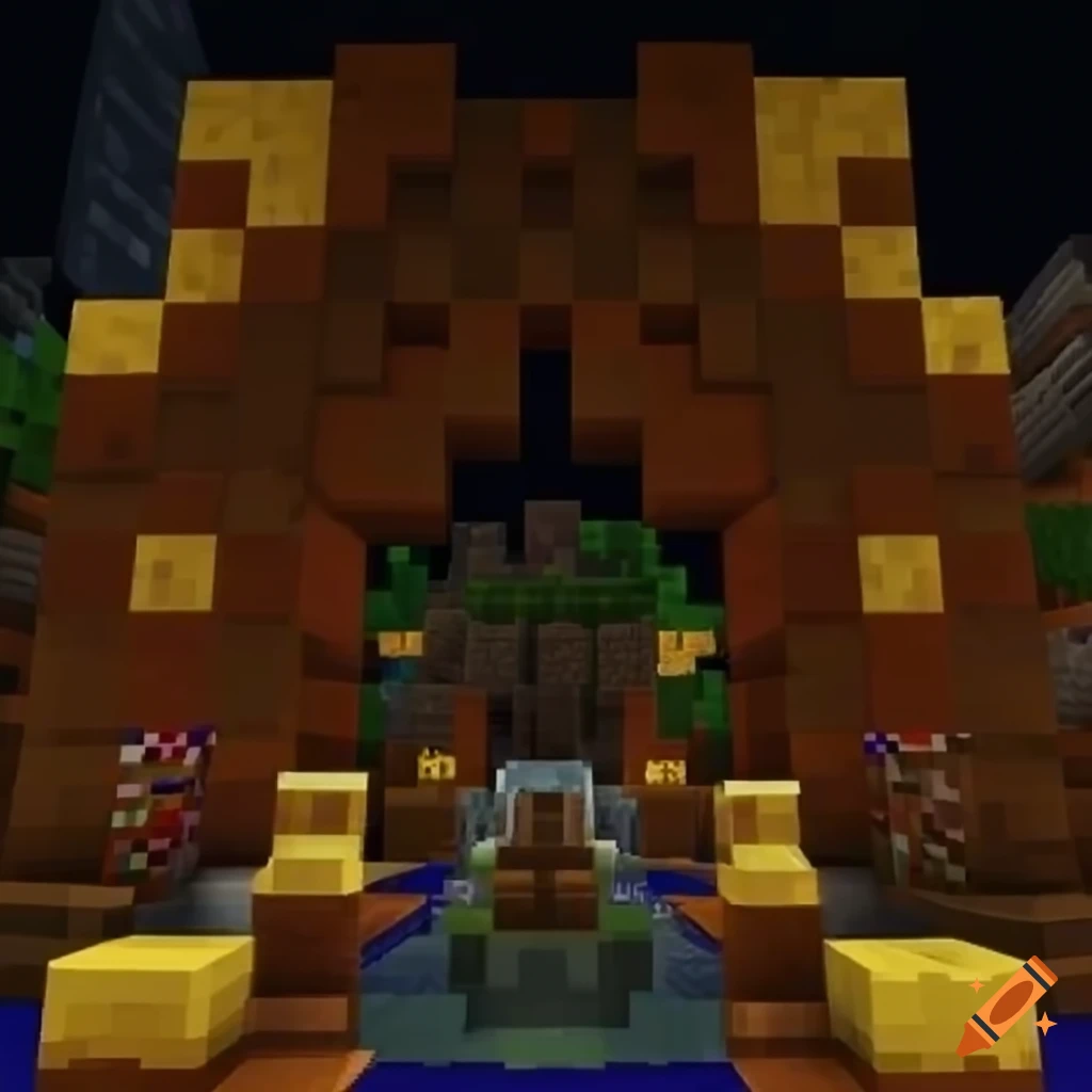 Minecraft elemental servers on Craiyon