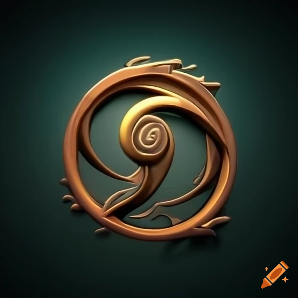 Logo: druid 3d on Craiyon