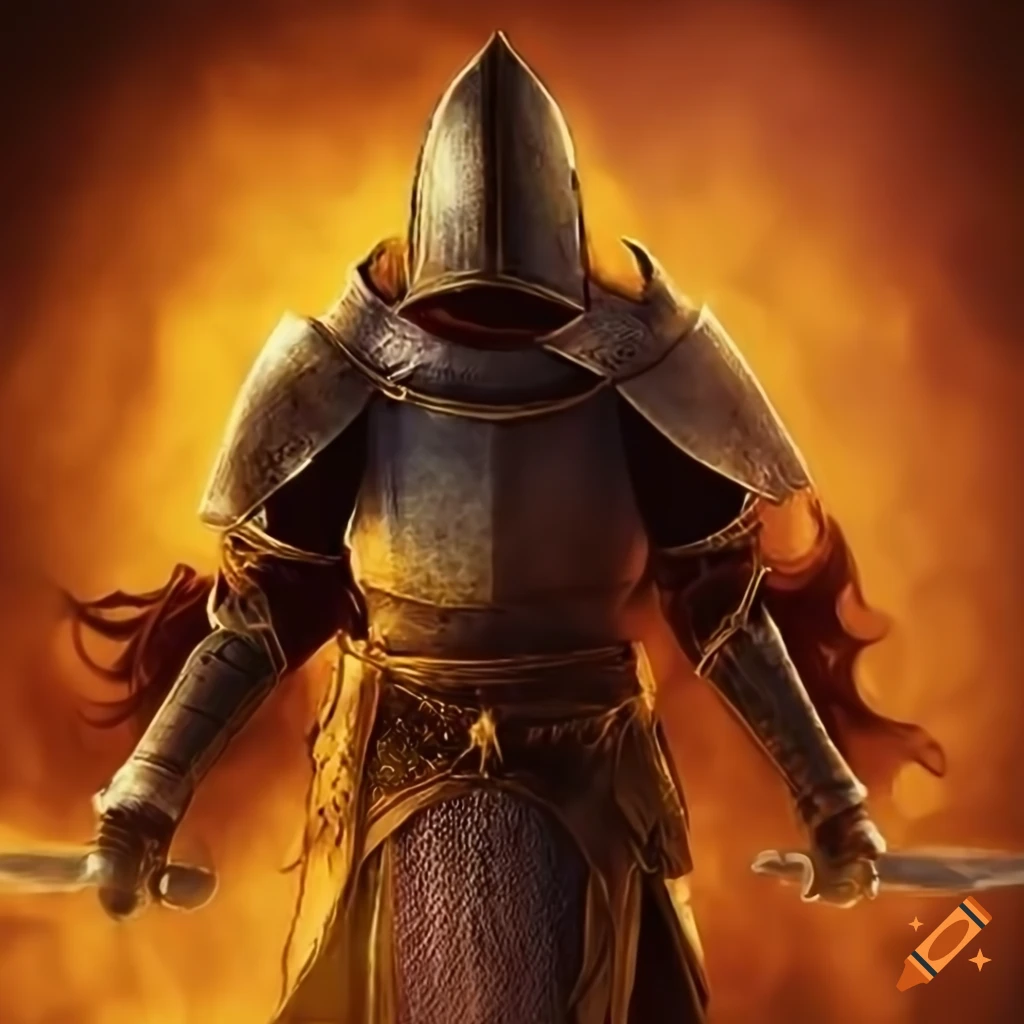 2048 x 1080 knight coming out of a mist holding a golden chalice