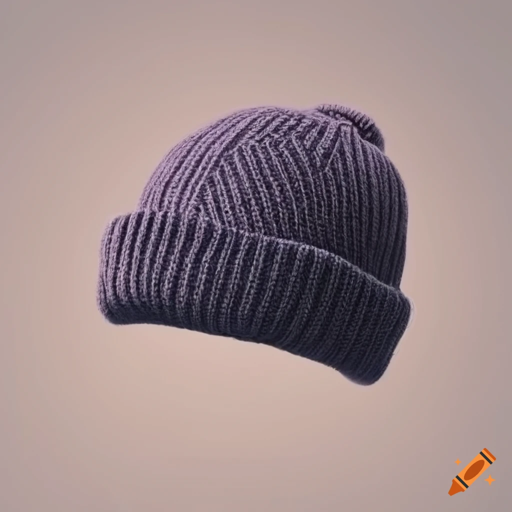 Beanie hat texture on Craiyon