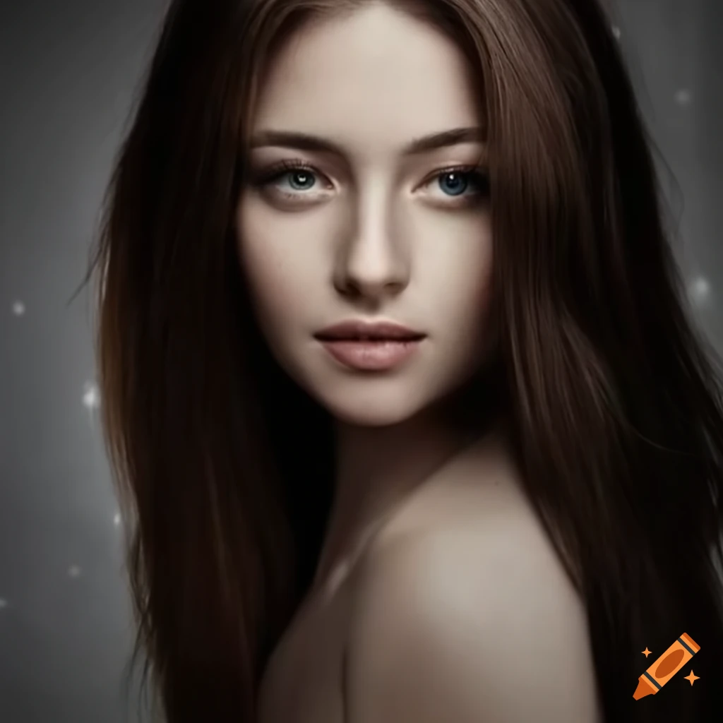 Hyper realistic detailed photograph of beautiful woman representating social media manager ads ...