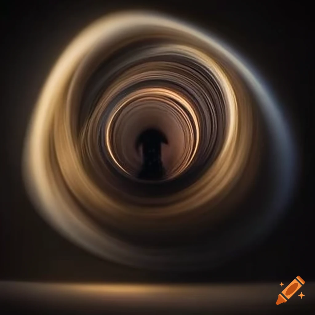 A man made of light creating a soul