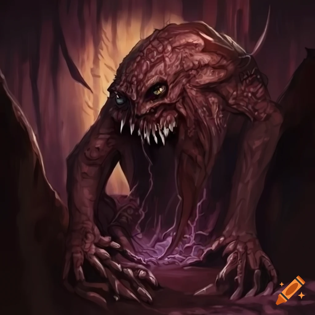 Eldritch monster on Craiyon