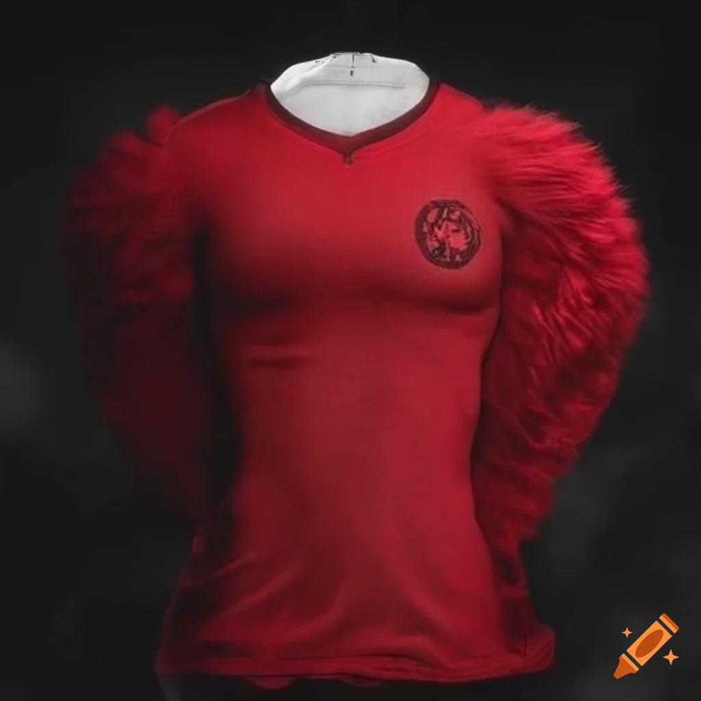 Fluffy sport jersey