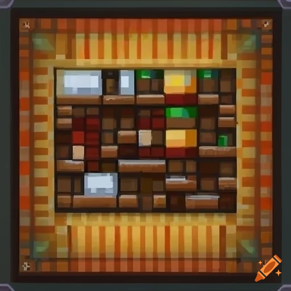 Rpg-style minecraft on Craiyon