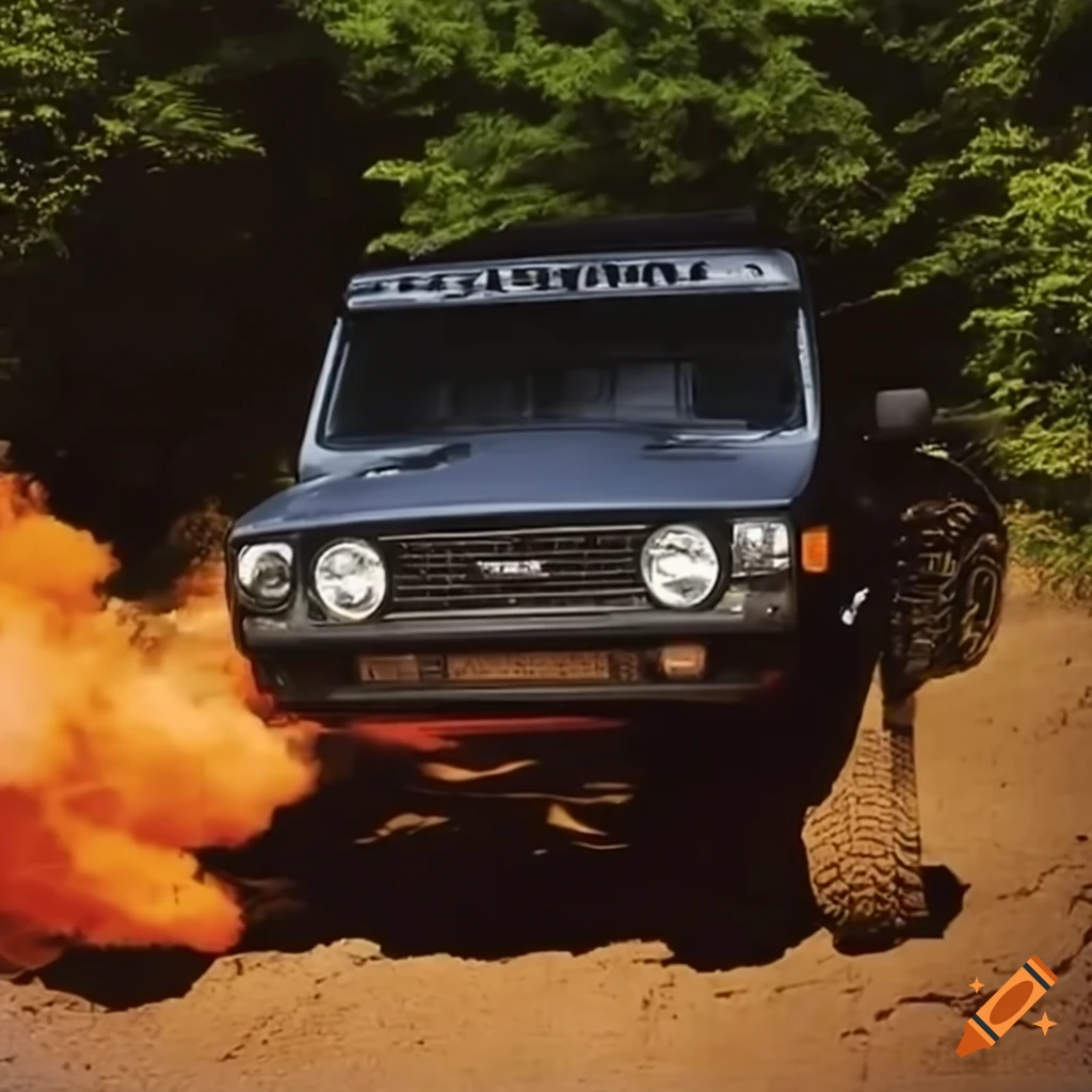 Classic concept 4x4 off-road vehicle by nissan and toyota on Craiyon