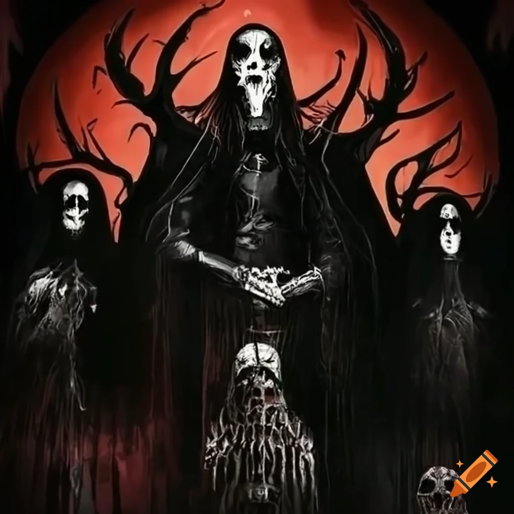 Death metal on Craiyon