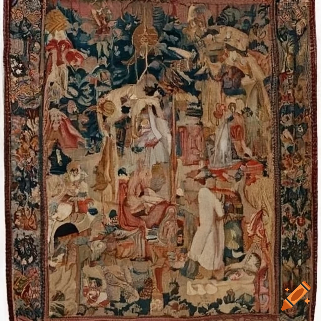 The tapestry of life on Craiyon