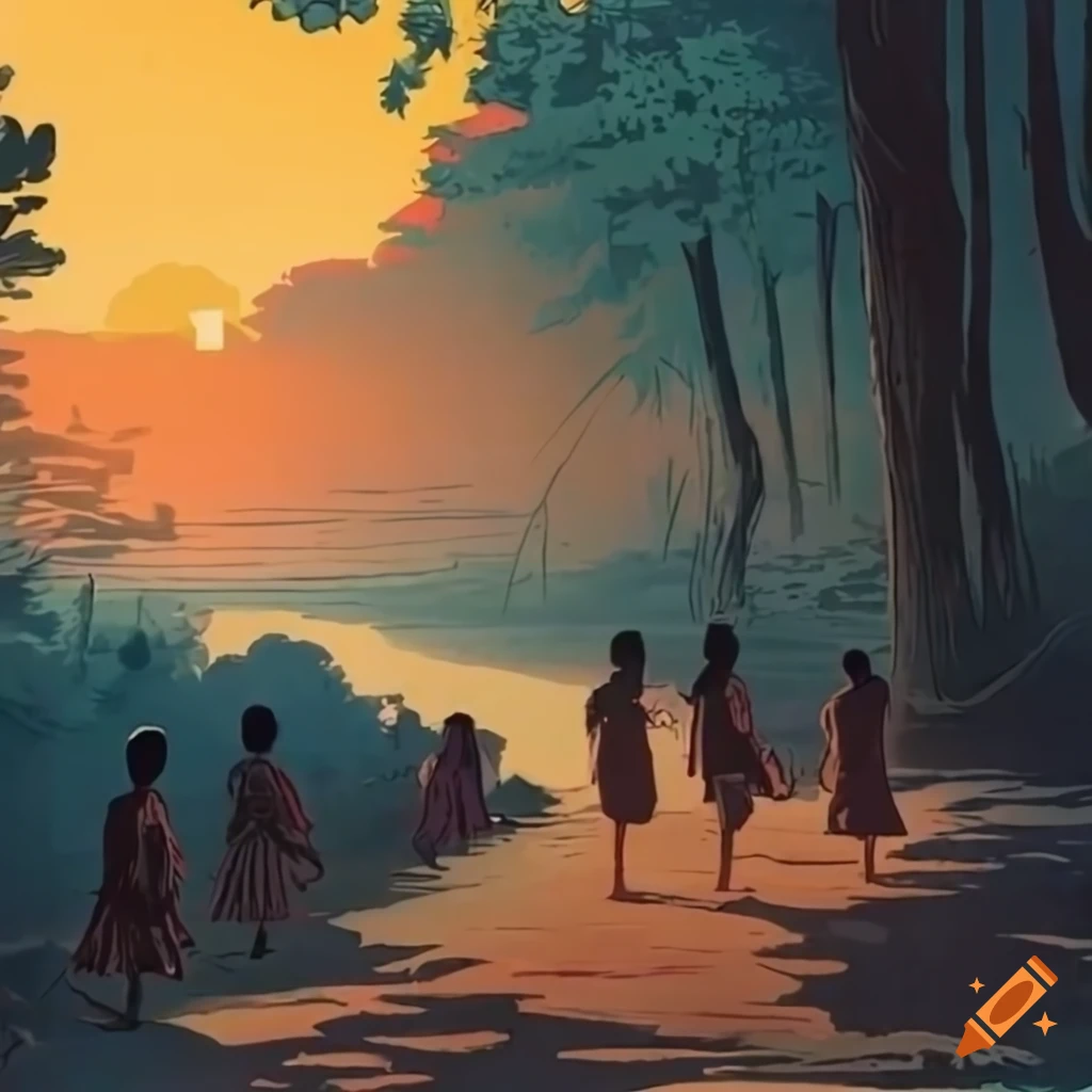 Japanese Sunrise Animation