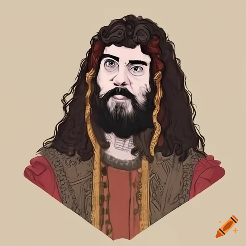 Claudio sanchez as a medieval bard