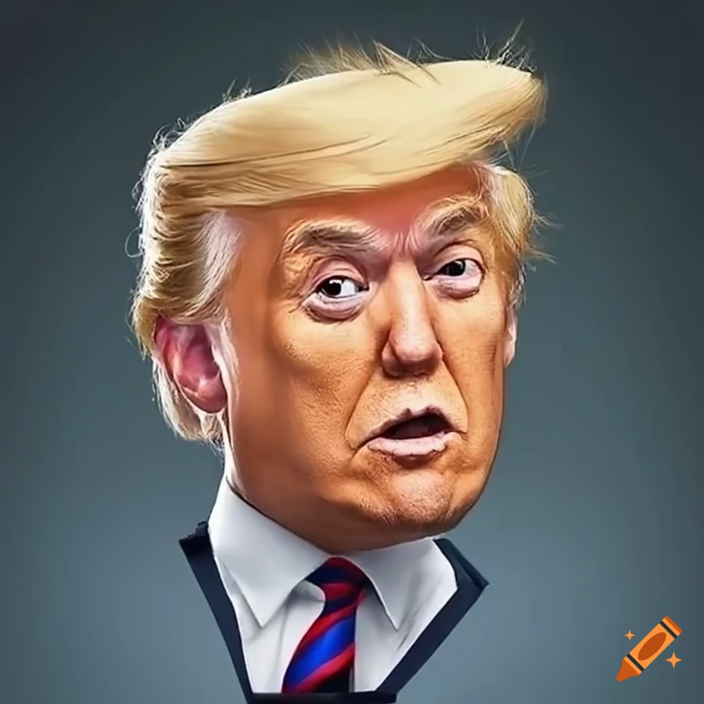 Trump funny on Craiyon