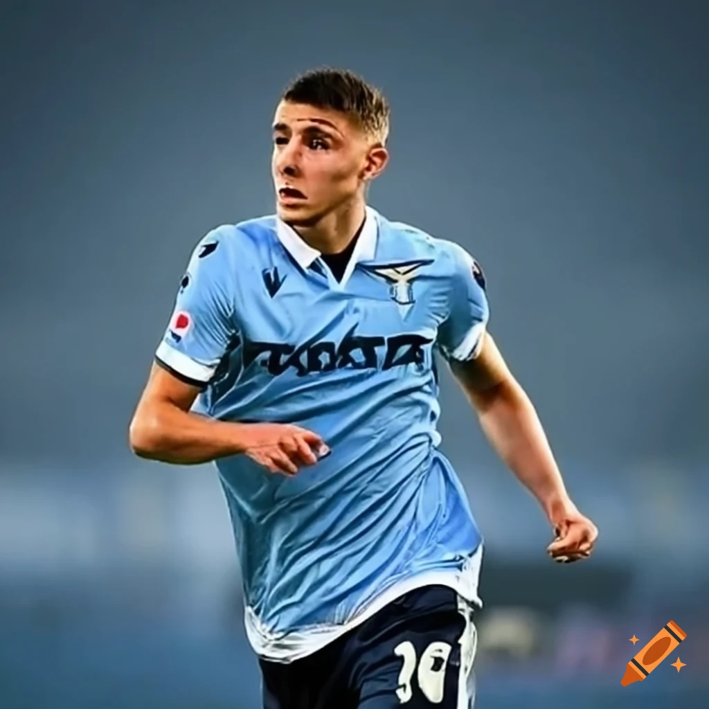 Lazio's young French football player showing great skills on the field ...