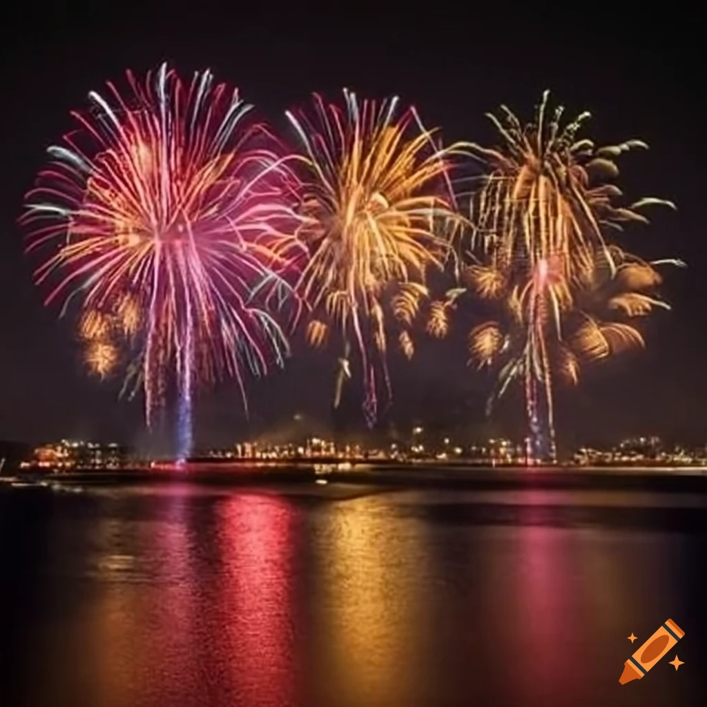 Spectacular fireworks displays