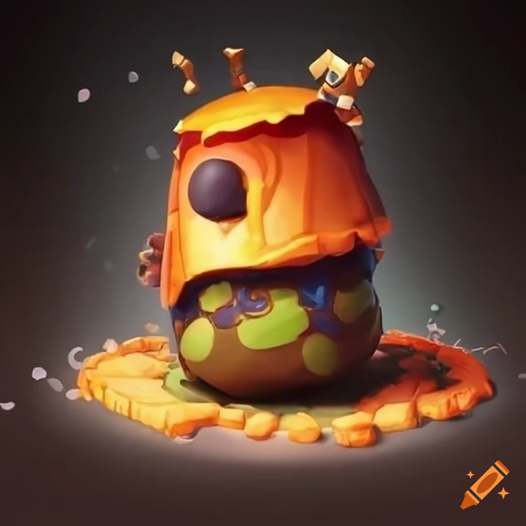 Eggwars arena on Craiyon