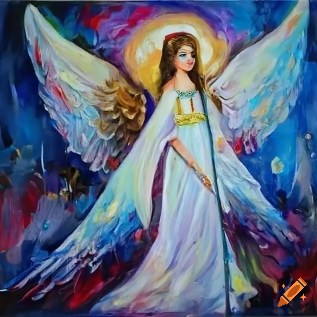 Angel princess messenger of the chosen one on Craiyon