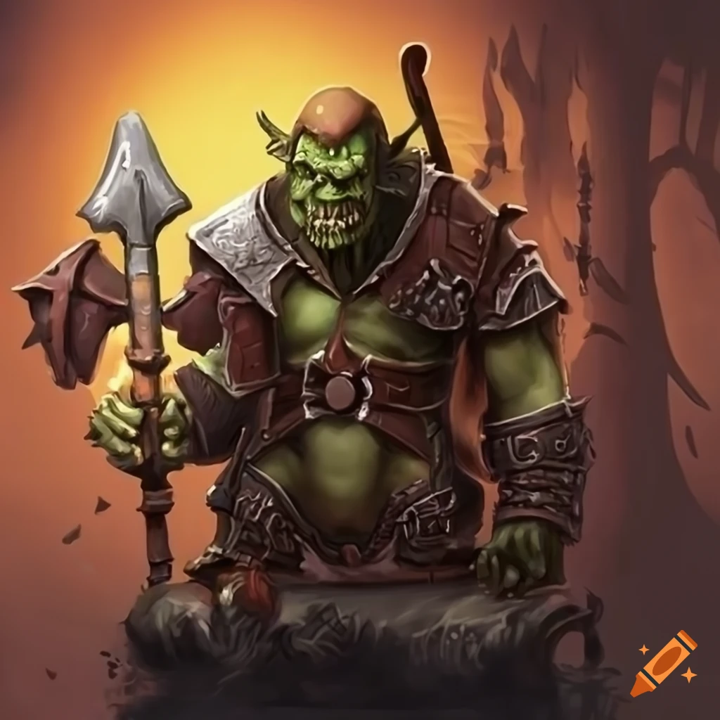 Orc with an anchor